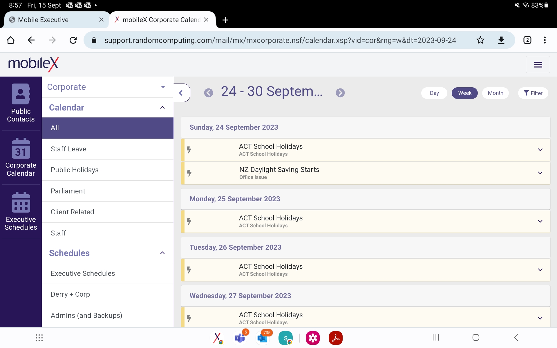 MobileX - Mobile Executive